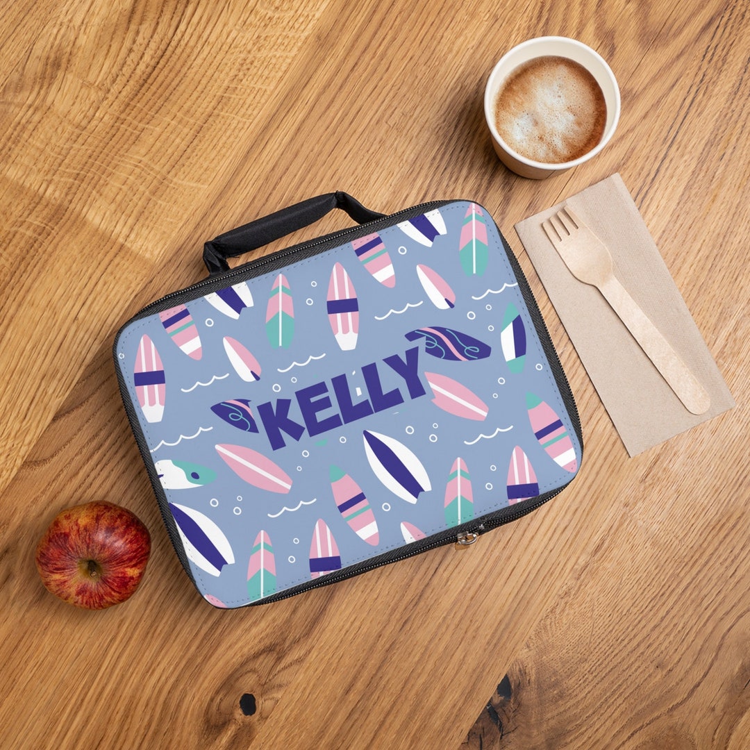 Personalized Surfing Lunch Box for Kids, Custom Lunch Box, Surfing ...