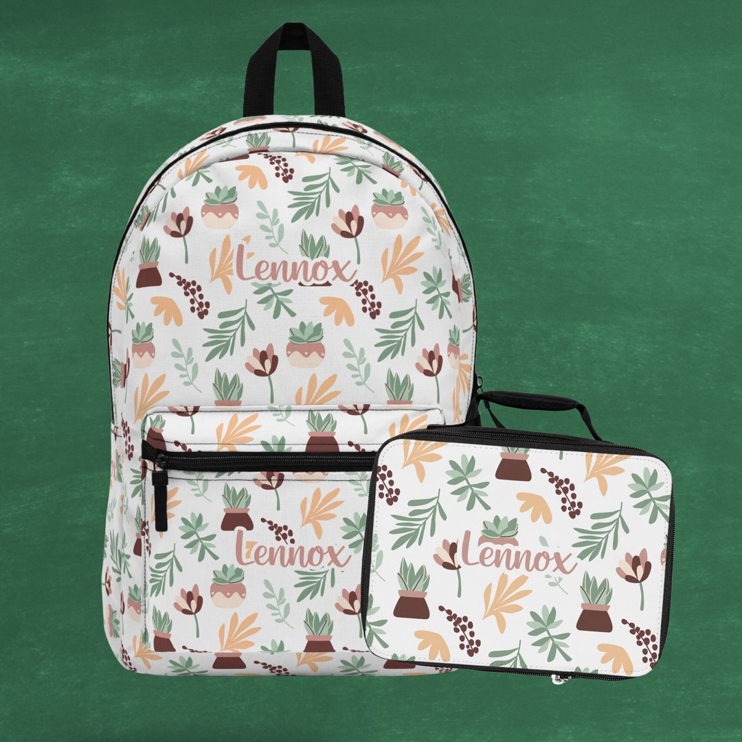 Succulents Backpack Kids Backpack Plants Personal Backpack - Etsy