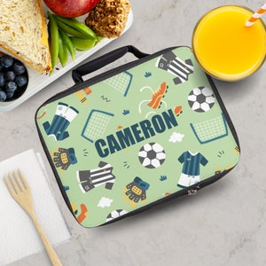 Soccer Lunchbox, Kids School Lunch Bag, Football Bag for Lunch, Soccer ...