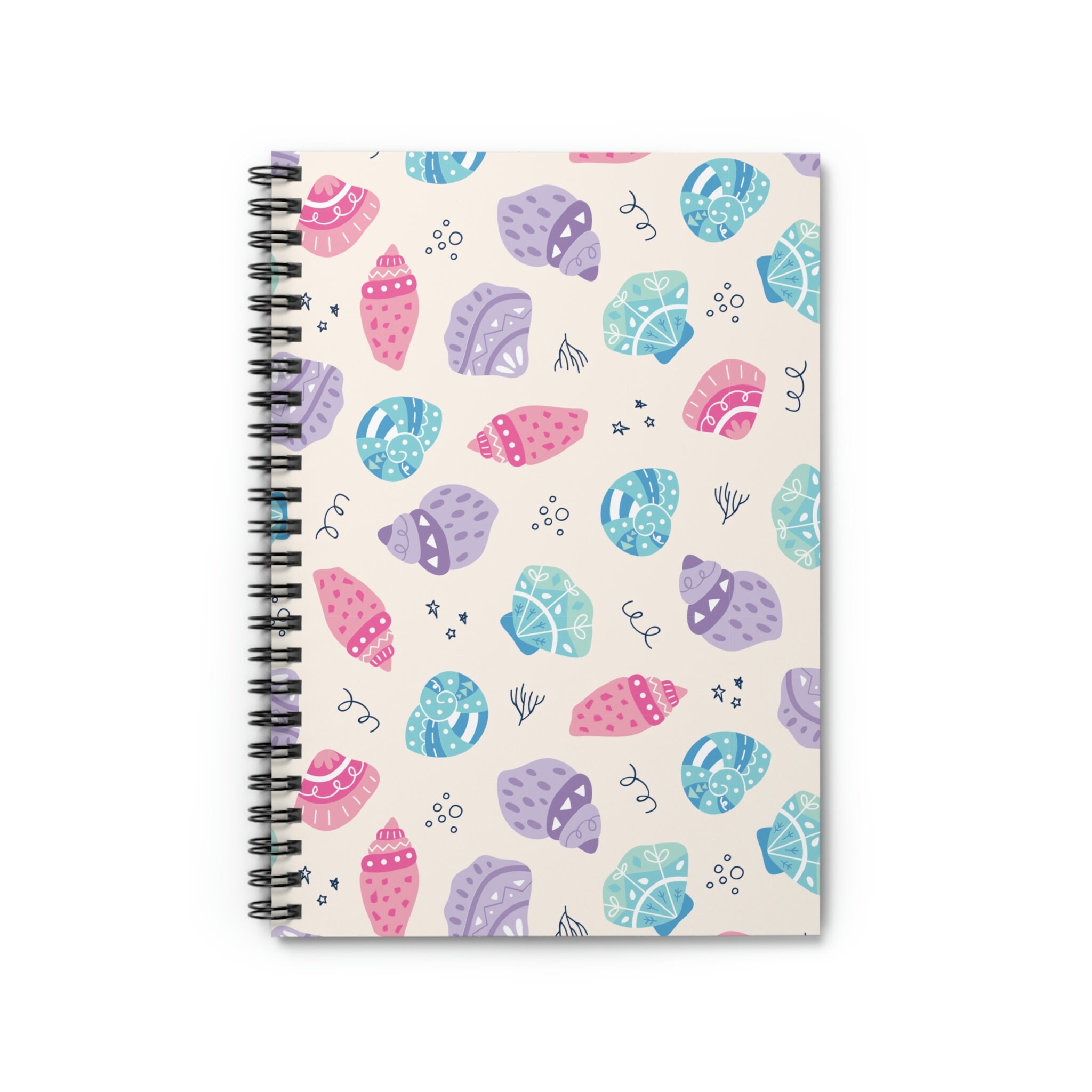 Custom Seashell Notebook, Custom Notebook, Kid Personalized Journal ...