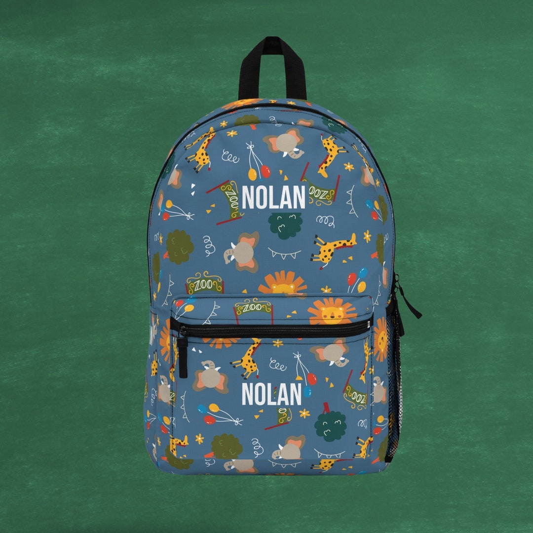 Zoo Animals Kids Backpack Zoo Backpack Personal Backpack for - Etsy