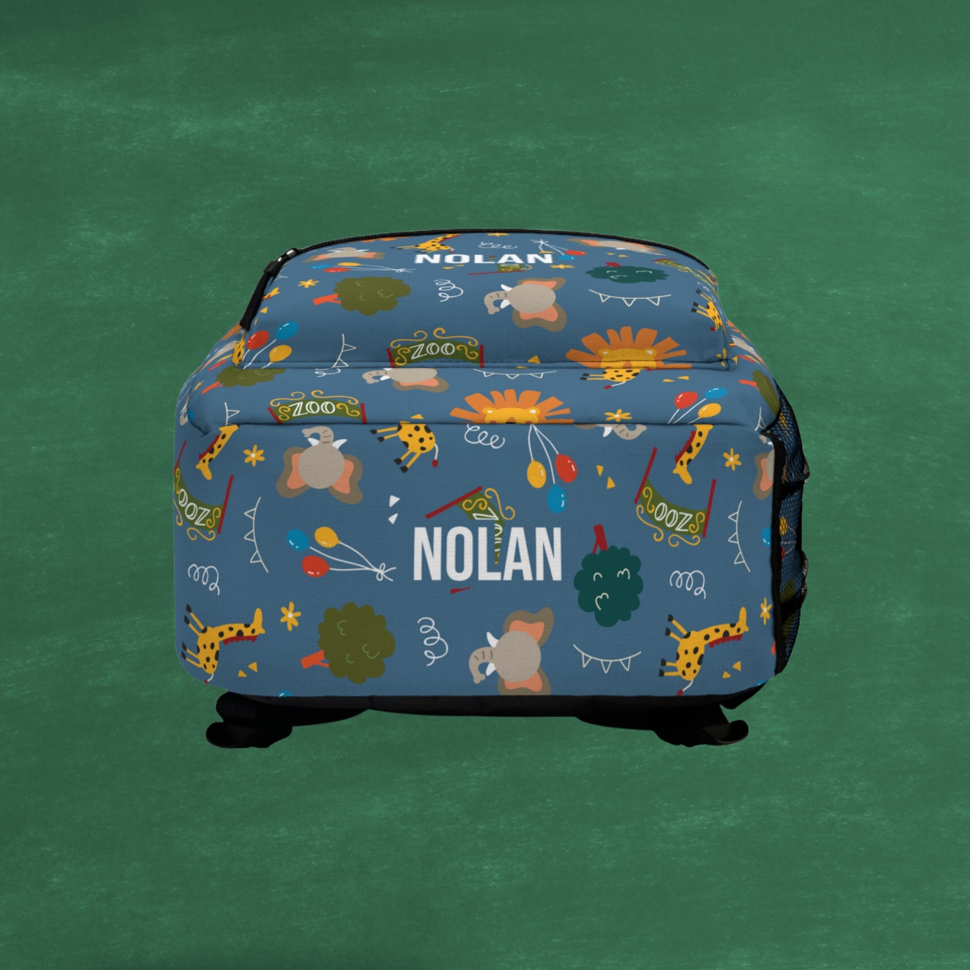 Zoo Animals Kids Backpack Zoo Backpack Personal Backpack for - Etsy