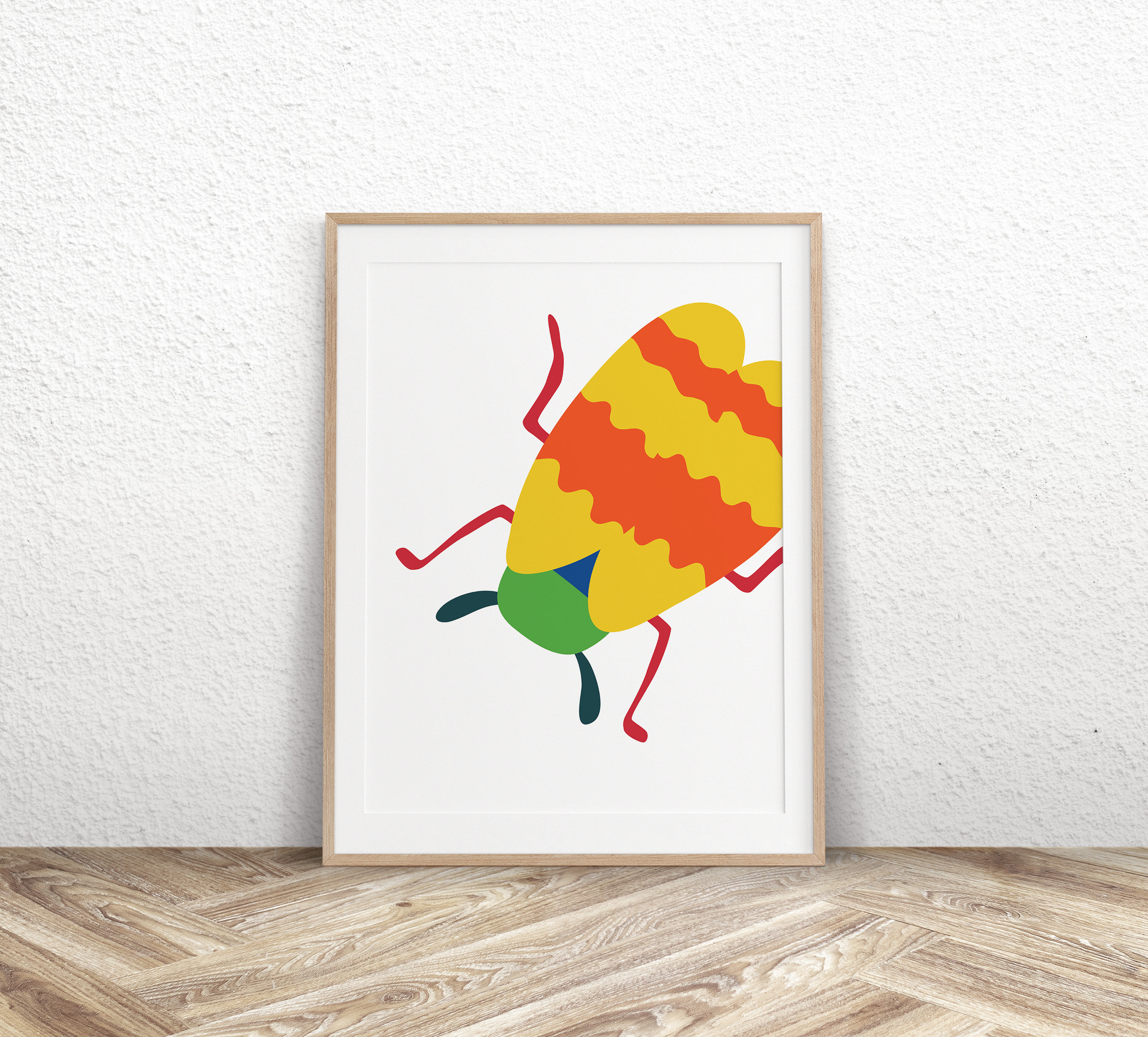 Bug Wall Art for Nursery Decor, Printable Wall Art Cute Bug Kids Room ...