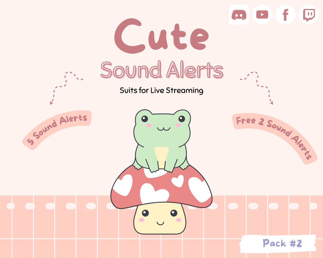 Twitch Sound Alerts | Cute Audio Alerts 2 | Discord Background Music ...