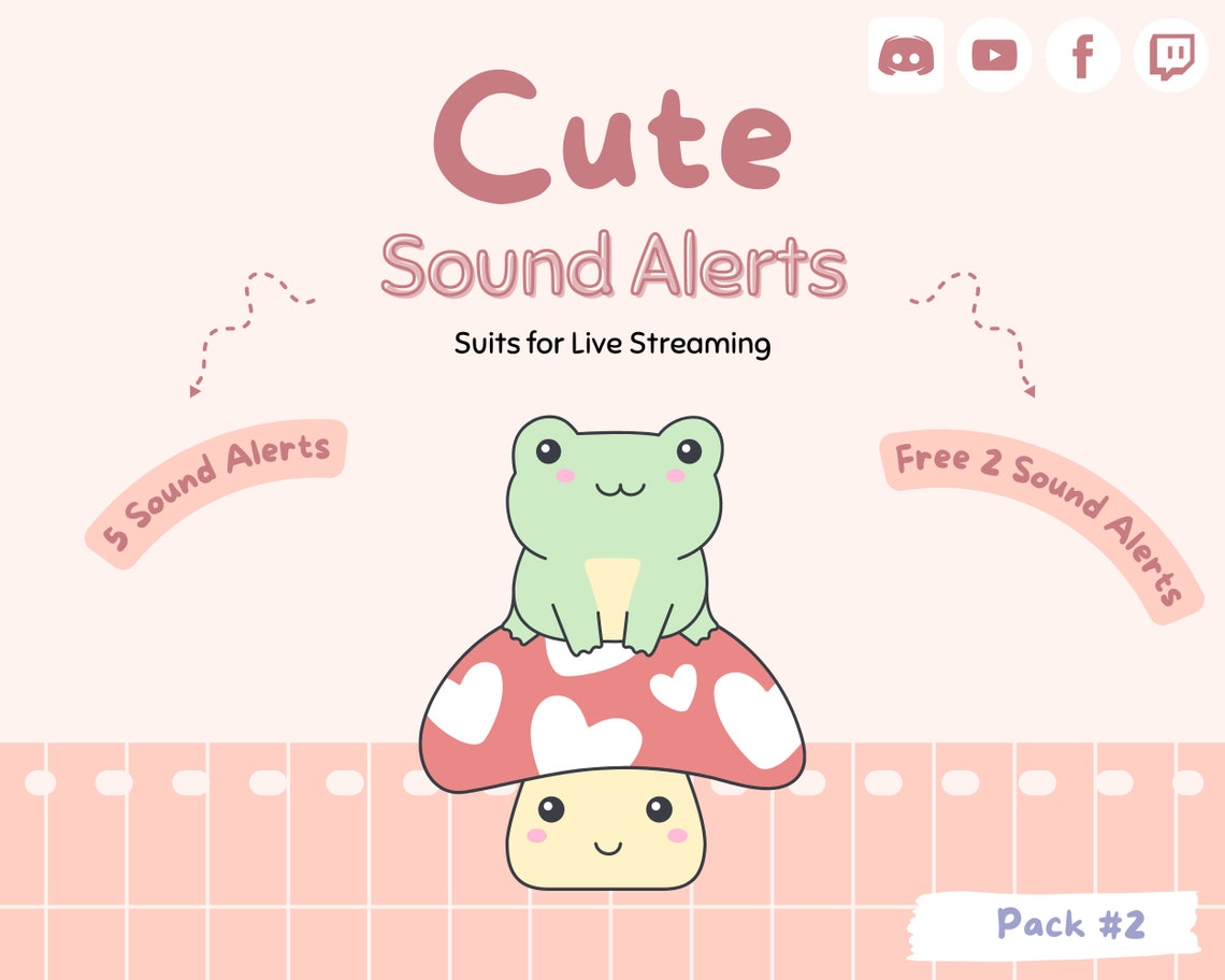 Twitch Sound Alerts | Cute Audio Alerts 2 | Discord Background Music ...