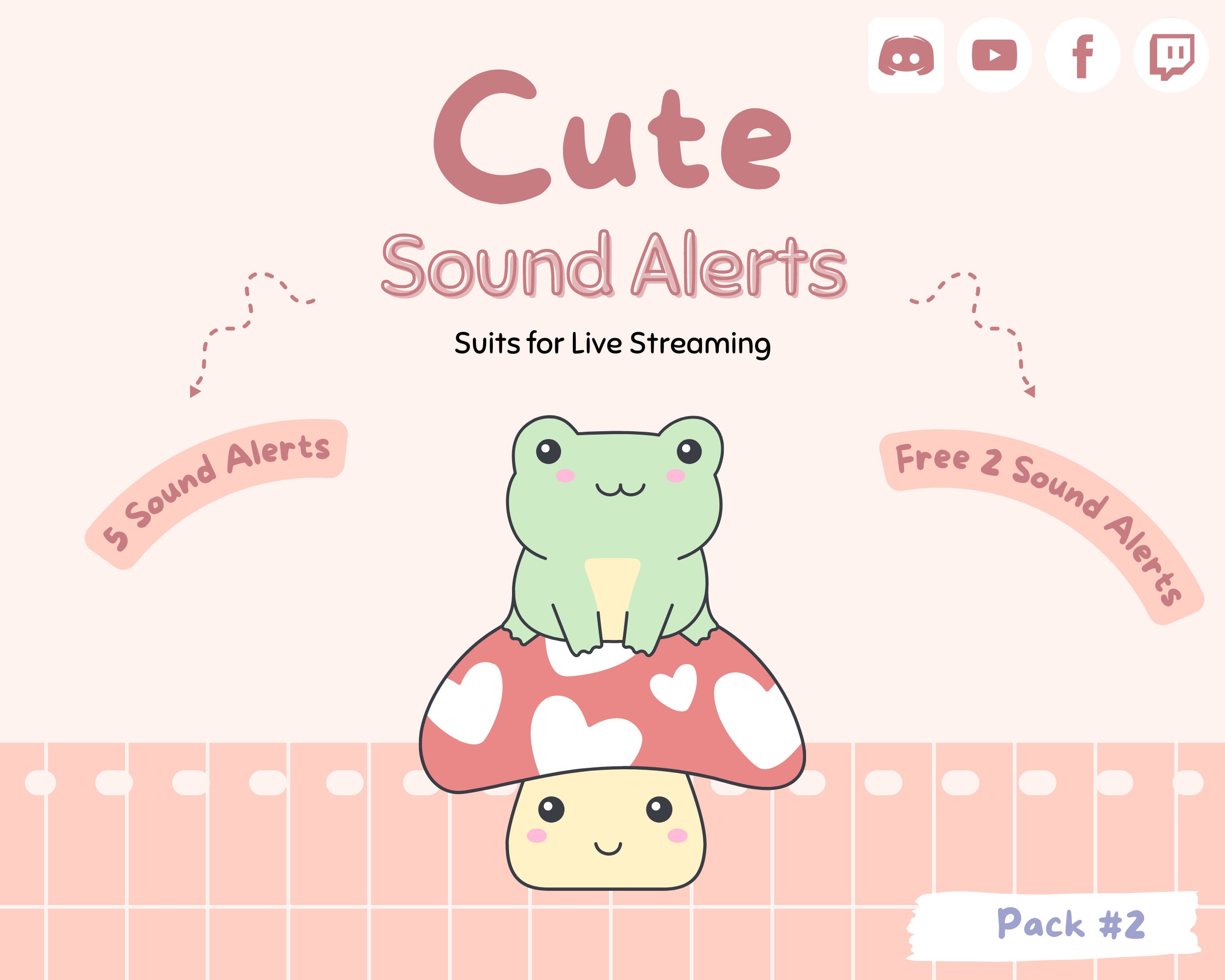 Twitch Sound Alerts | Cute Audio Alerts 2 | Discord Background Music ...