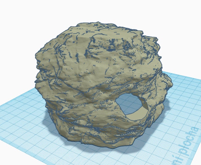 High Terrarium Cave - 3D Model - Etsy