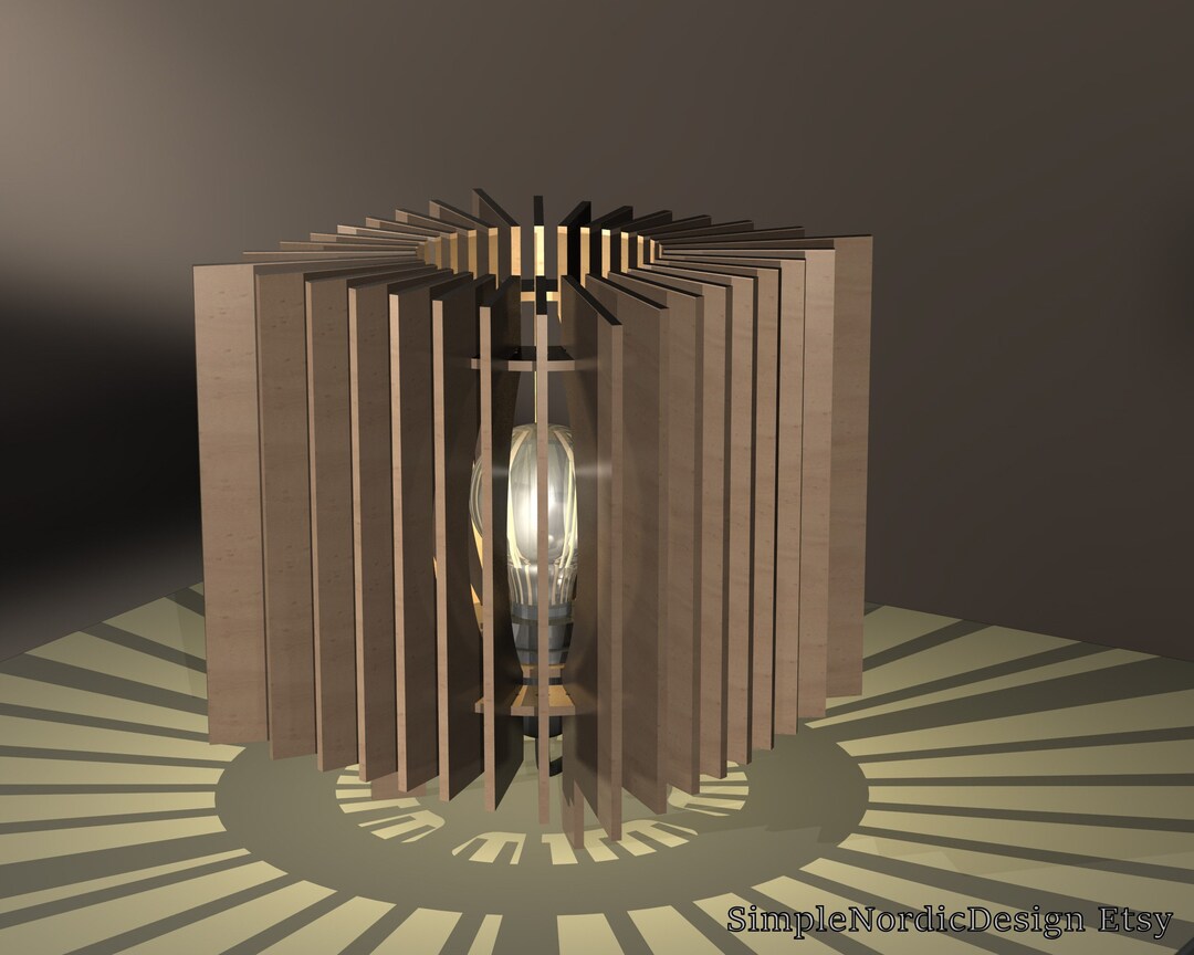 Cube Table Lamp Shade, DXF SVG Laser Cut Files, 4mm or 3mm Material - Etsy
