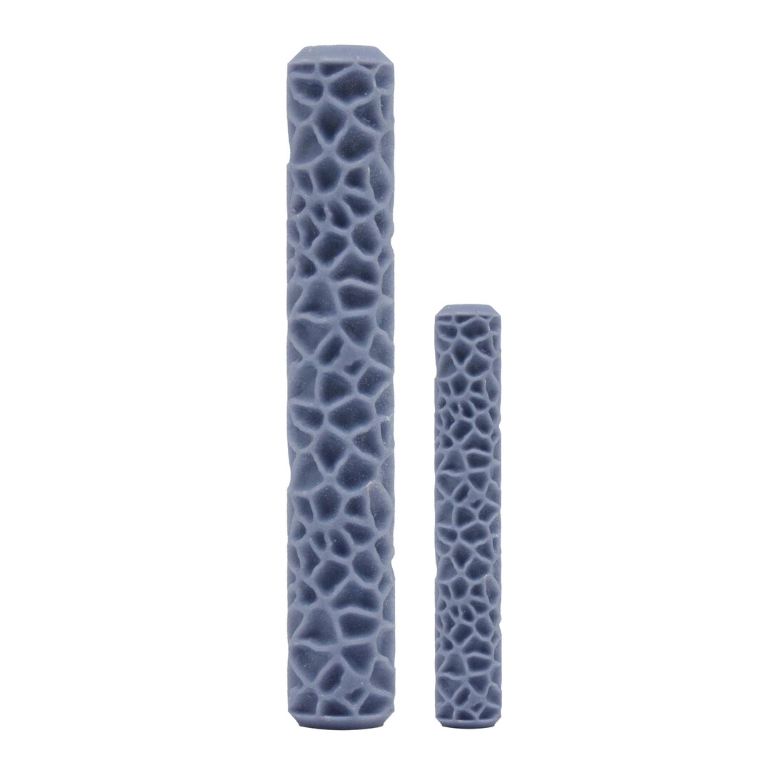 2 Cobblestone Texture Rollers for Polymer Clay, Modeling and Pottery ...