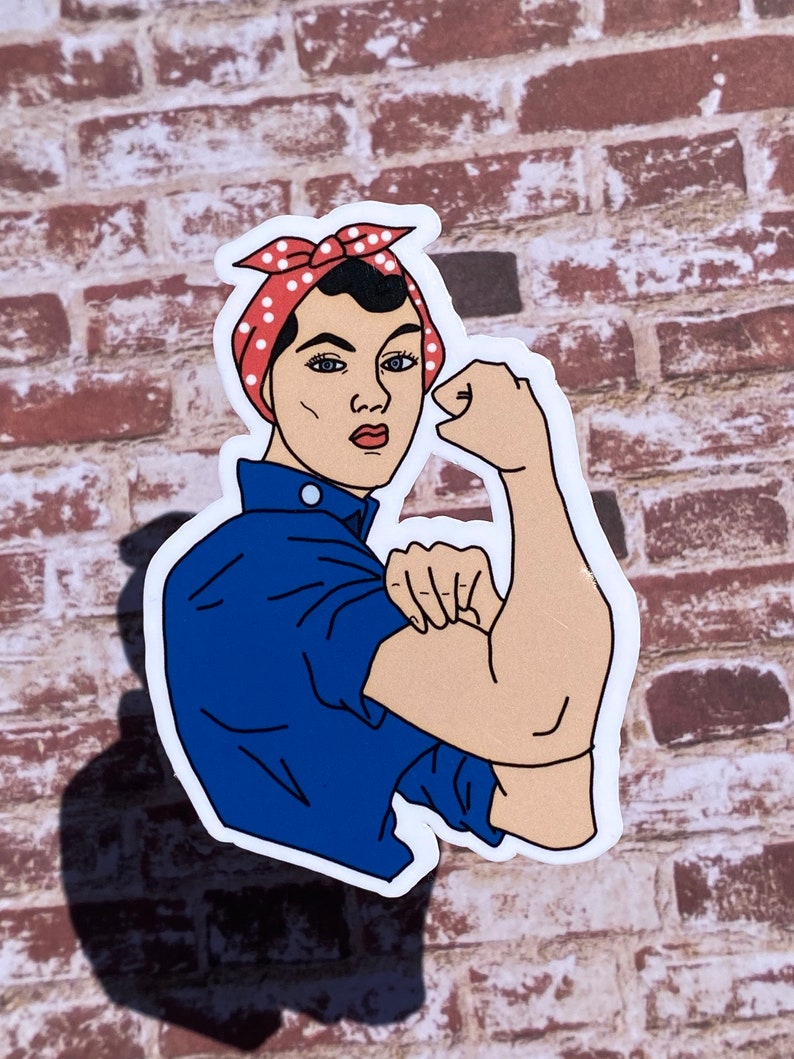 Women's History Month Sticker, Rosie the Riveter Sticker, Women's ...