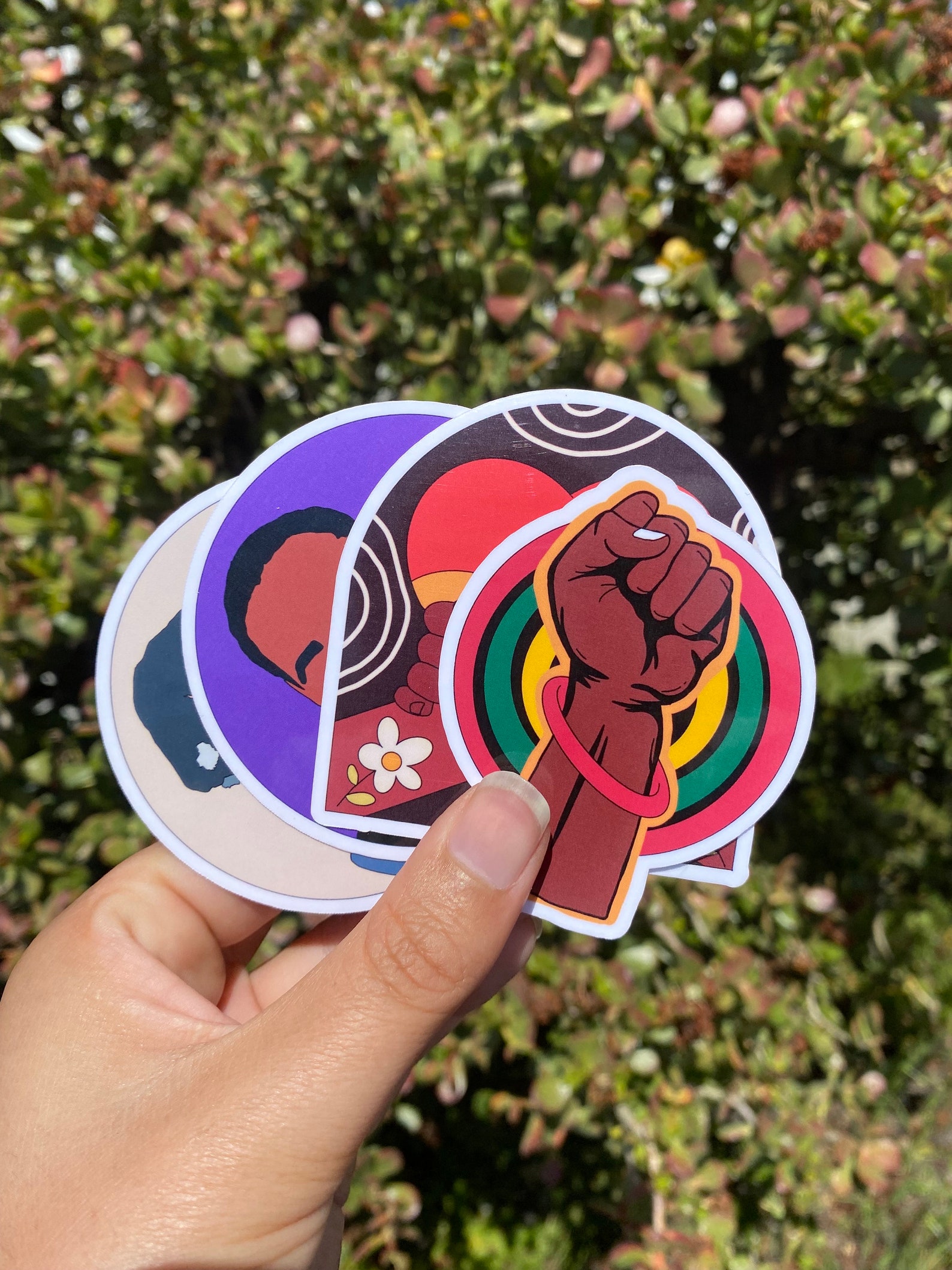 Black History Month Sticker, Black Power Sticker, African American ...