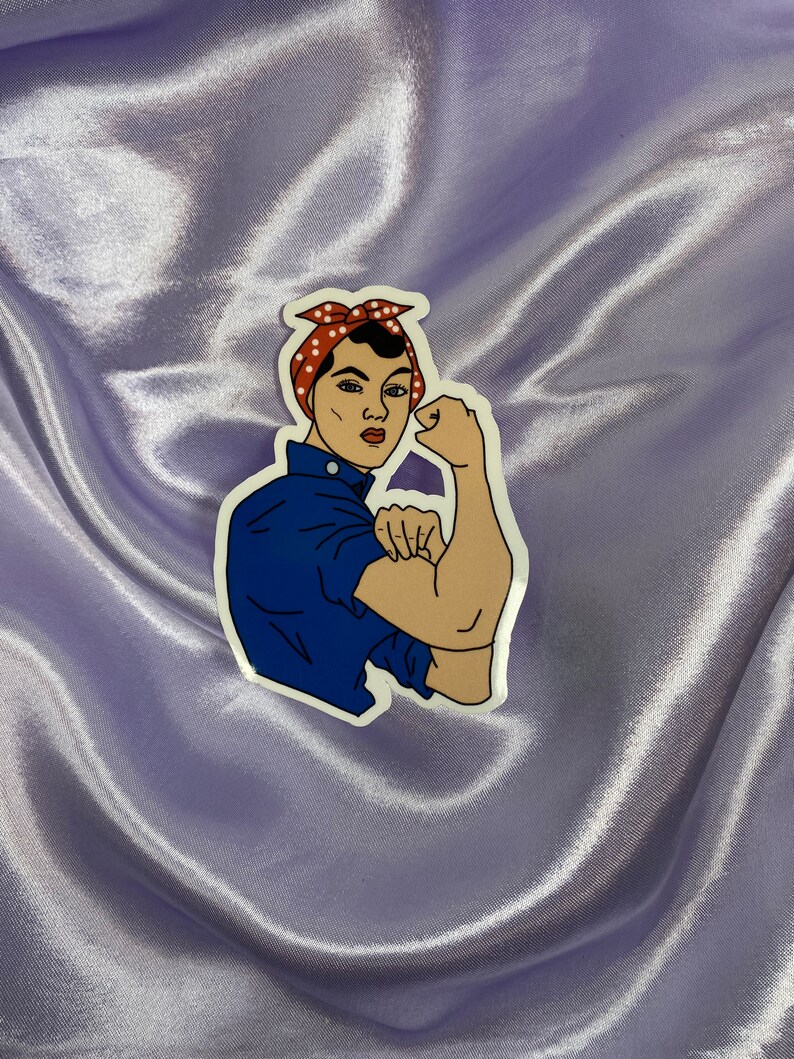 Women's History Month Sticker, Rosie the Riveter Sticker, Women's ...