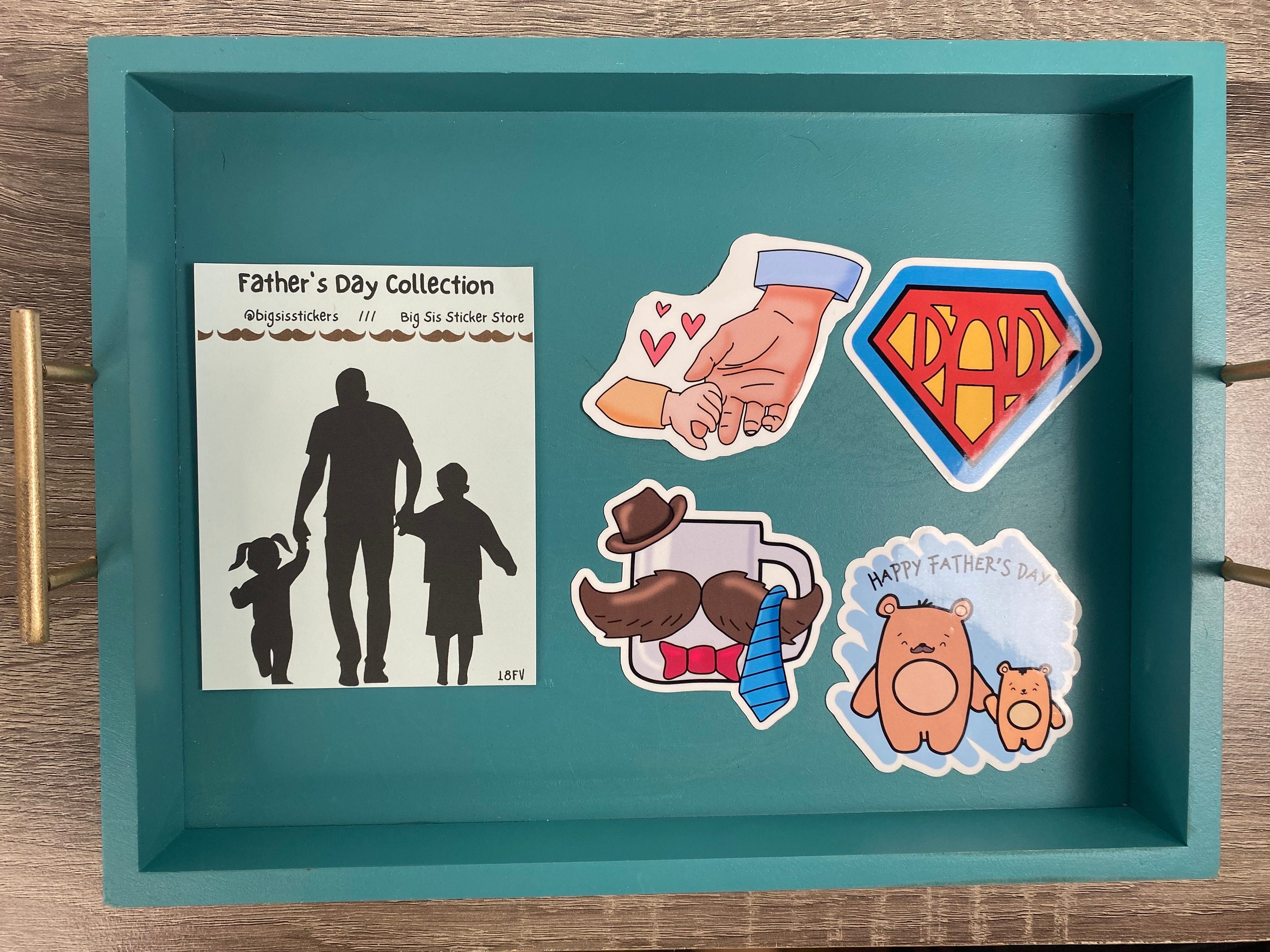 Father’s Day Sticker, Holding Hand Sticker, Dad Sticker, Dad Holding ...