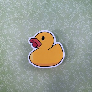 Rubber Duck Sticker, Rubber Ducky Sticker, Die Cut Vinyl Sticker - Etsy