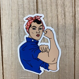 Women's History Month Sticker, Rosie the Riveter Sticker, Women's ...