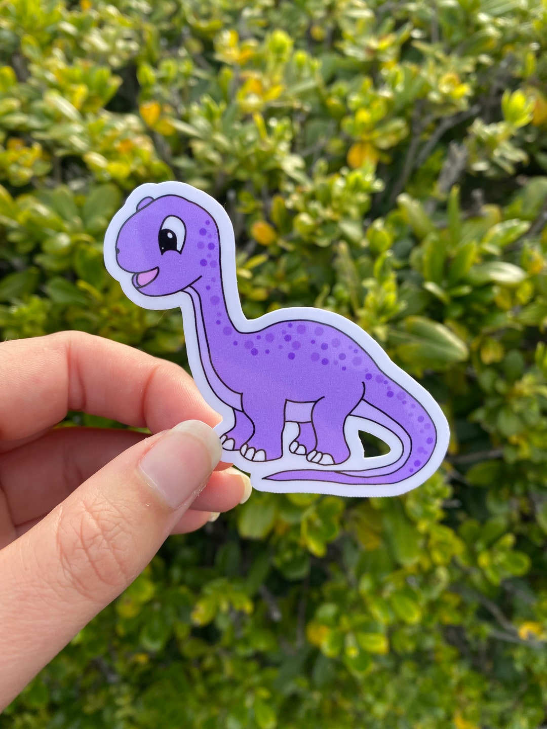 Dinosaur Sticker, Brontosaurus Sticker, Die Cut Vinyl Sticker - Etsy