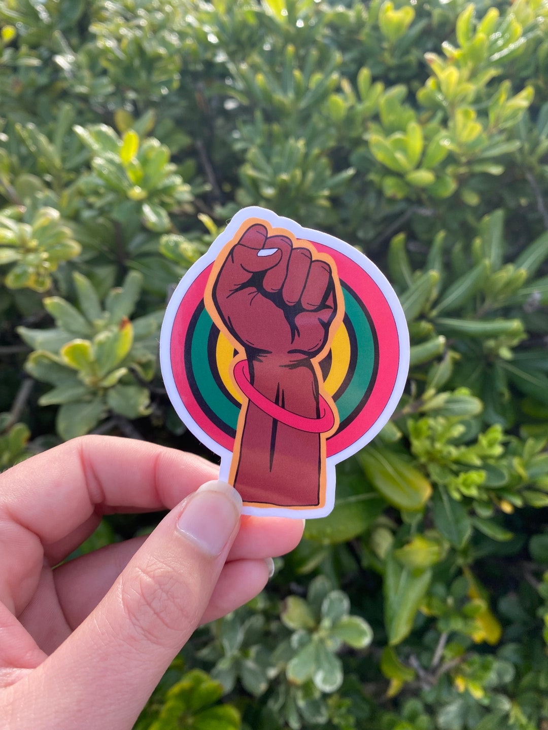 Black History Month Sticker, Black Power Sticker, African American ...