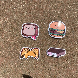 Sandwich Sticker, Burger Sticker, Food Sticker, Die Cut Vinyl Sticker ...