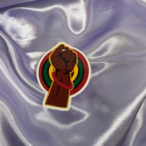 Black History Month Sticker, Black Power Sticker, African American ...