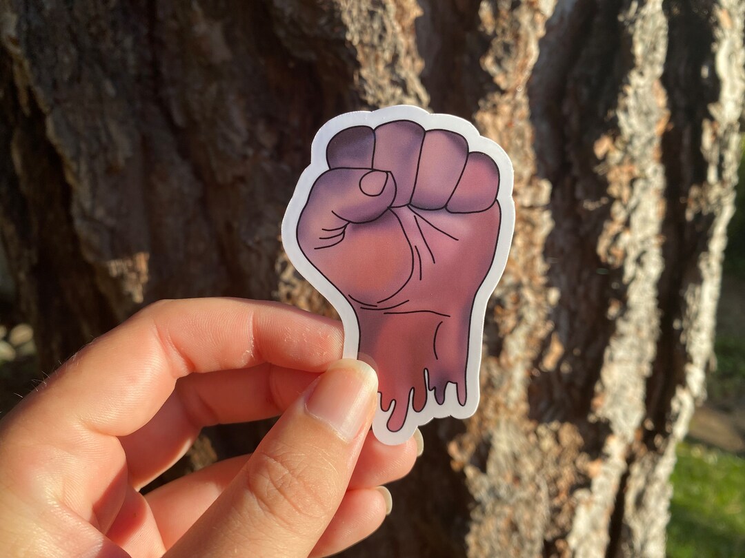 Activism Sticker, Black Lives Matter Sticker, BLM Sticker, Die Cut ...