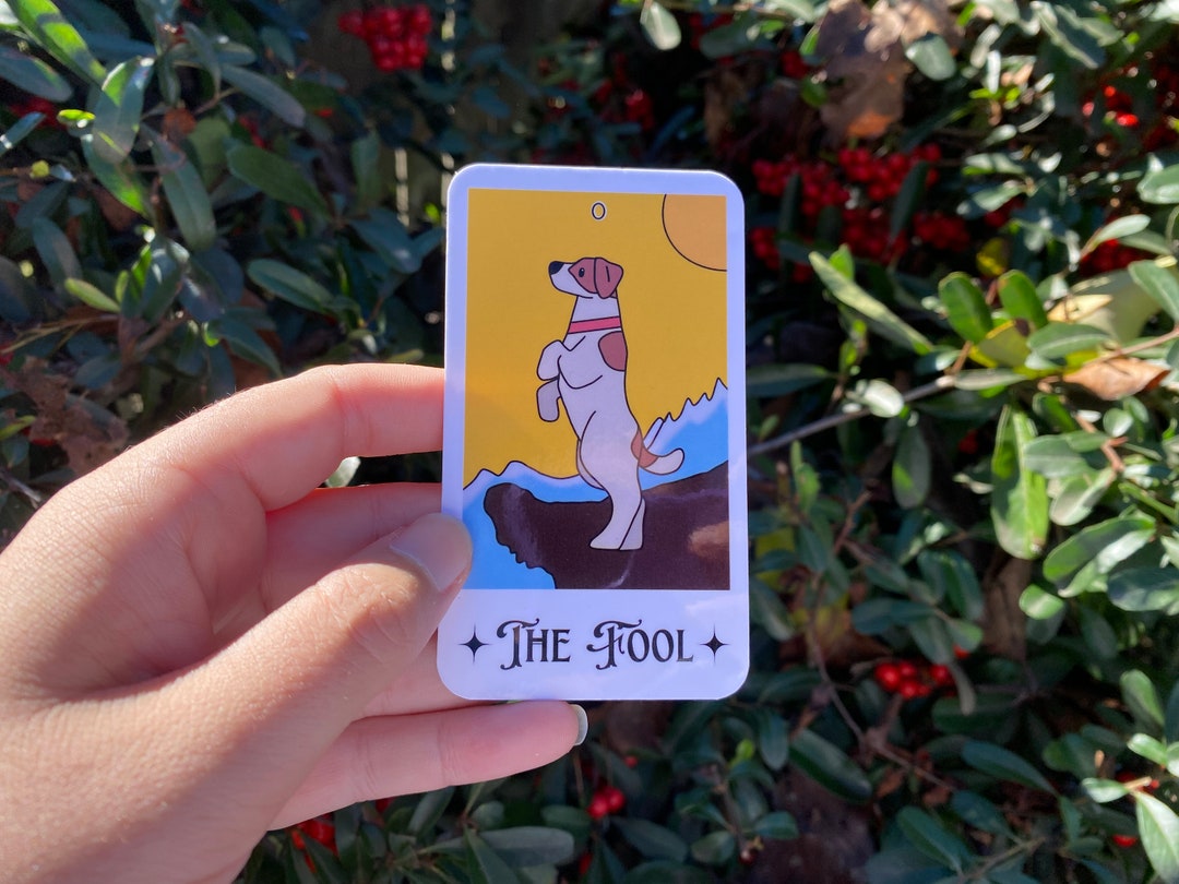 The Fool Tarot Card Sticker, Tarot Stickers, Witchy Stickers, Unique ...