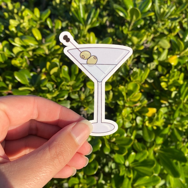 Cocktail Decal - Etsy