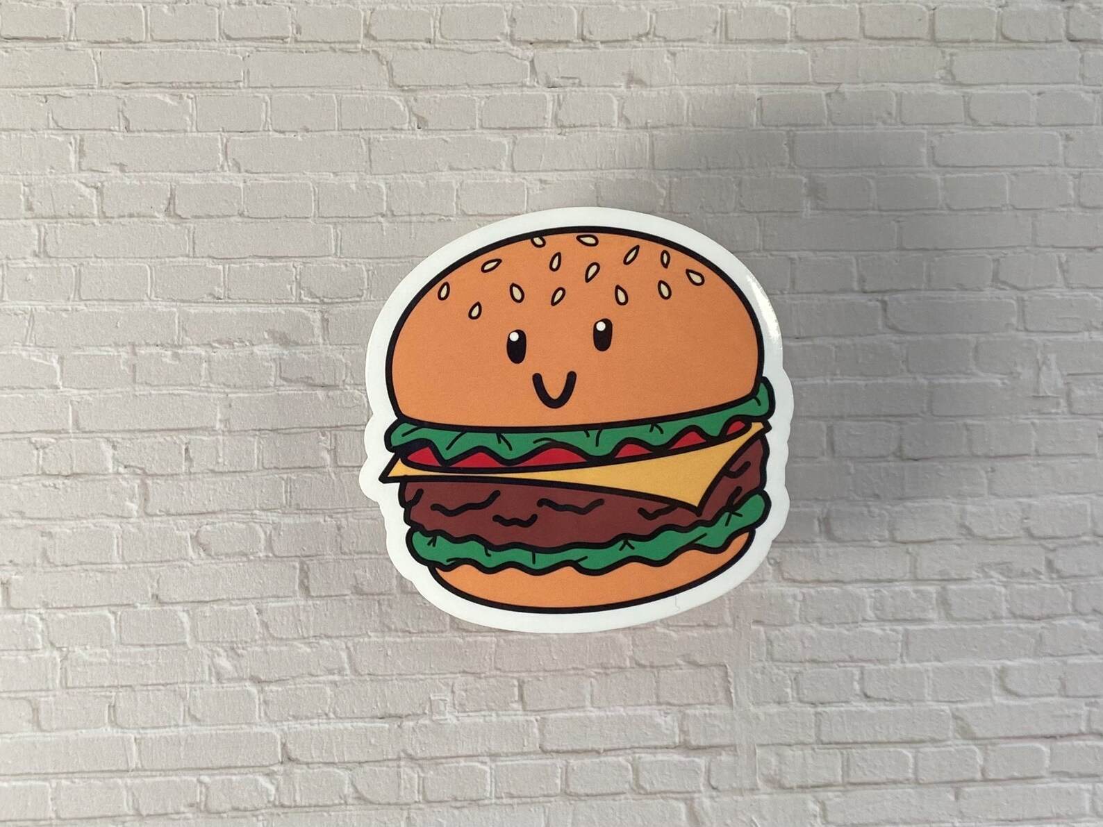 Sandwich Sticker, Burger Sticker, Food Sticker, Die Cut Vinyl Sticker ...