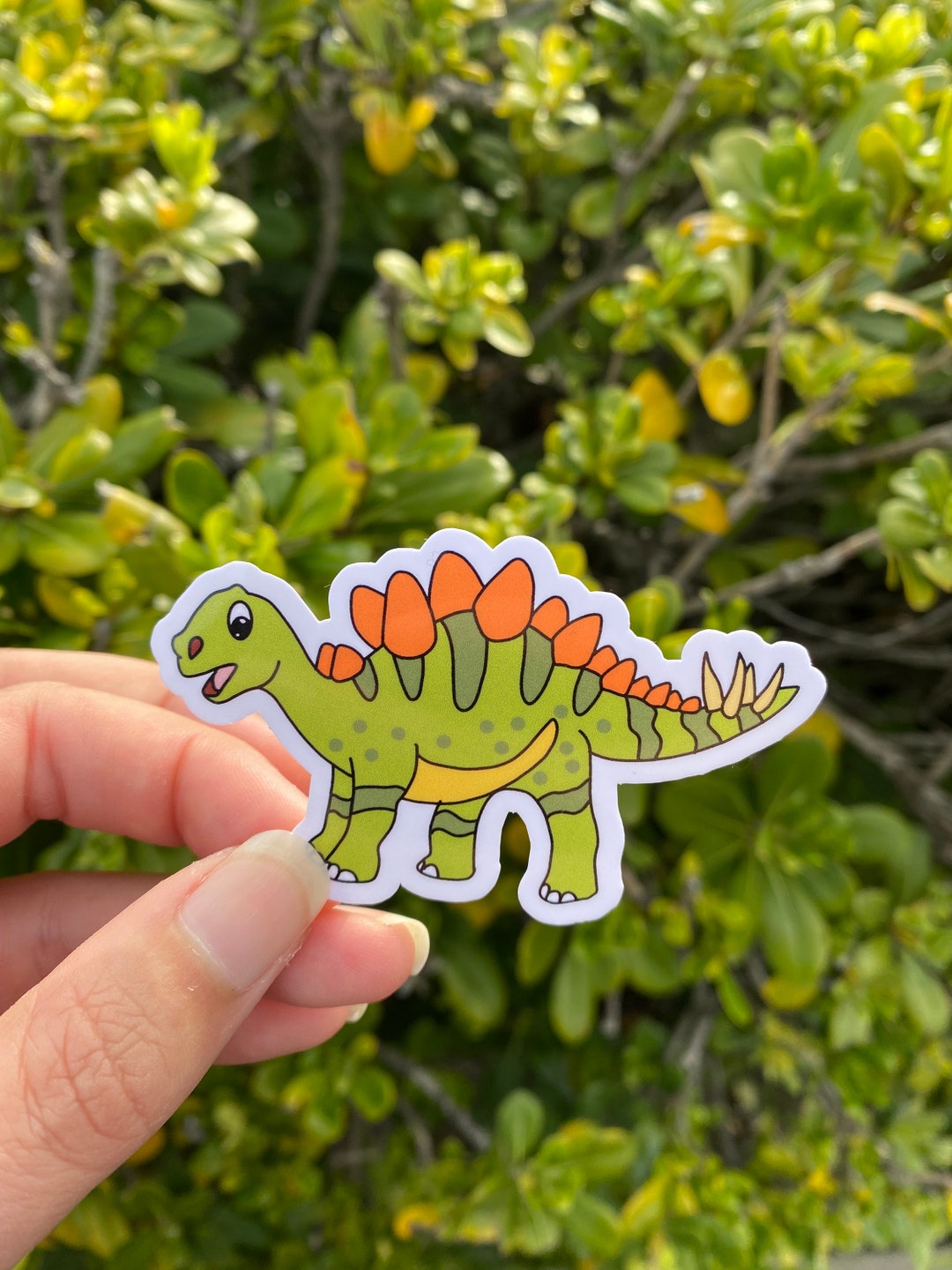 Dinosaur Sticker, Stegosaurus Sticker, Die Cut Vinyl Sticker - Etsy