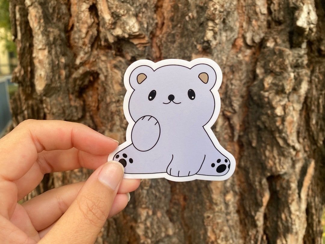 Polar Bear Sticker, Arctic Animals Stickers, 3 Inch Die Cut Vinyl ...