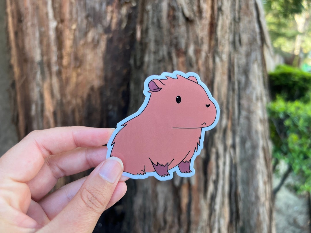 Capybara Stickers, Tiny Stickers, Die Cut Vinyl Sticker, 3 Inch Vinyl ...