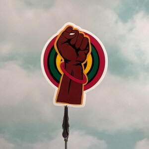 Black History Month Sticker, Black Power Sticker, African American ...