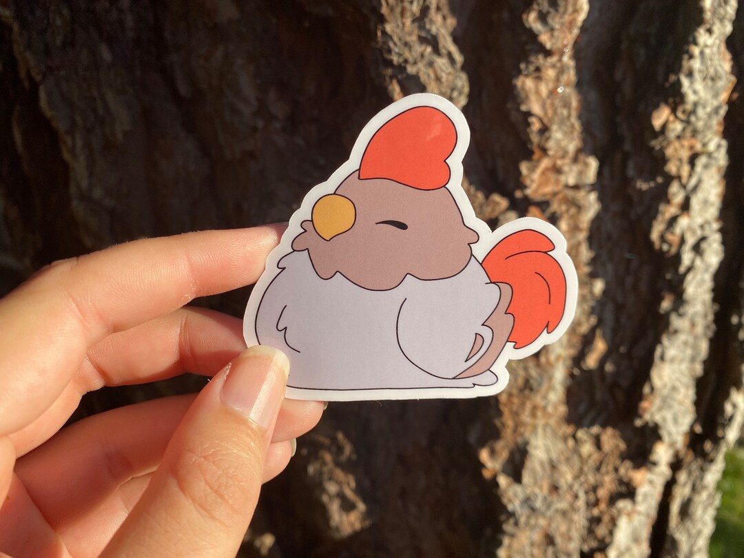 Farm Animal Sticker, Chicken Sticker, Rooster Sticker, Die Cut Vinyl ...