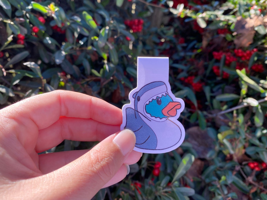 Rubber Duck Magnetic Bookmark, Cute Kawaii Bookmark, Unique Bookmarks ...