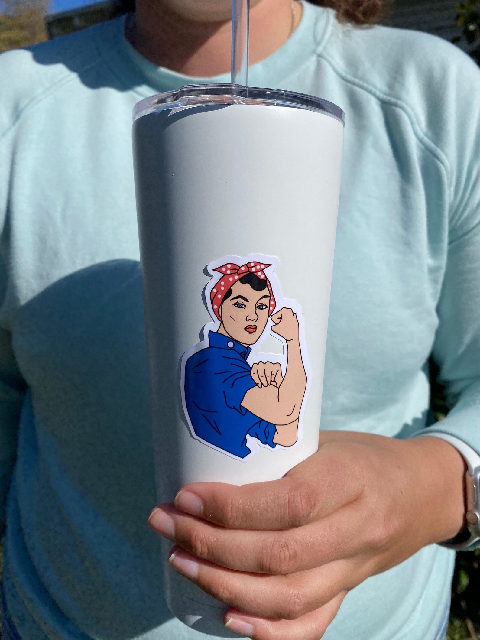 Women's History Month Sticker, Rosie the Riveter Sticker, Women's ...