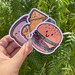Sandwich Sticker, Burger Sticker, Food Sticker, Die Cut Vinyl Sticker ...