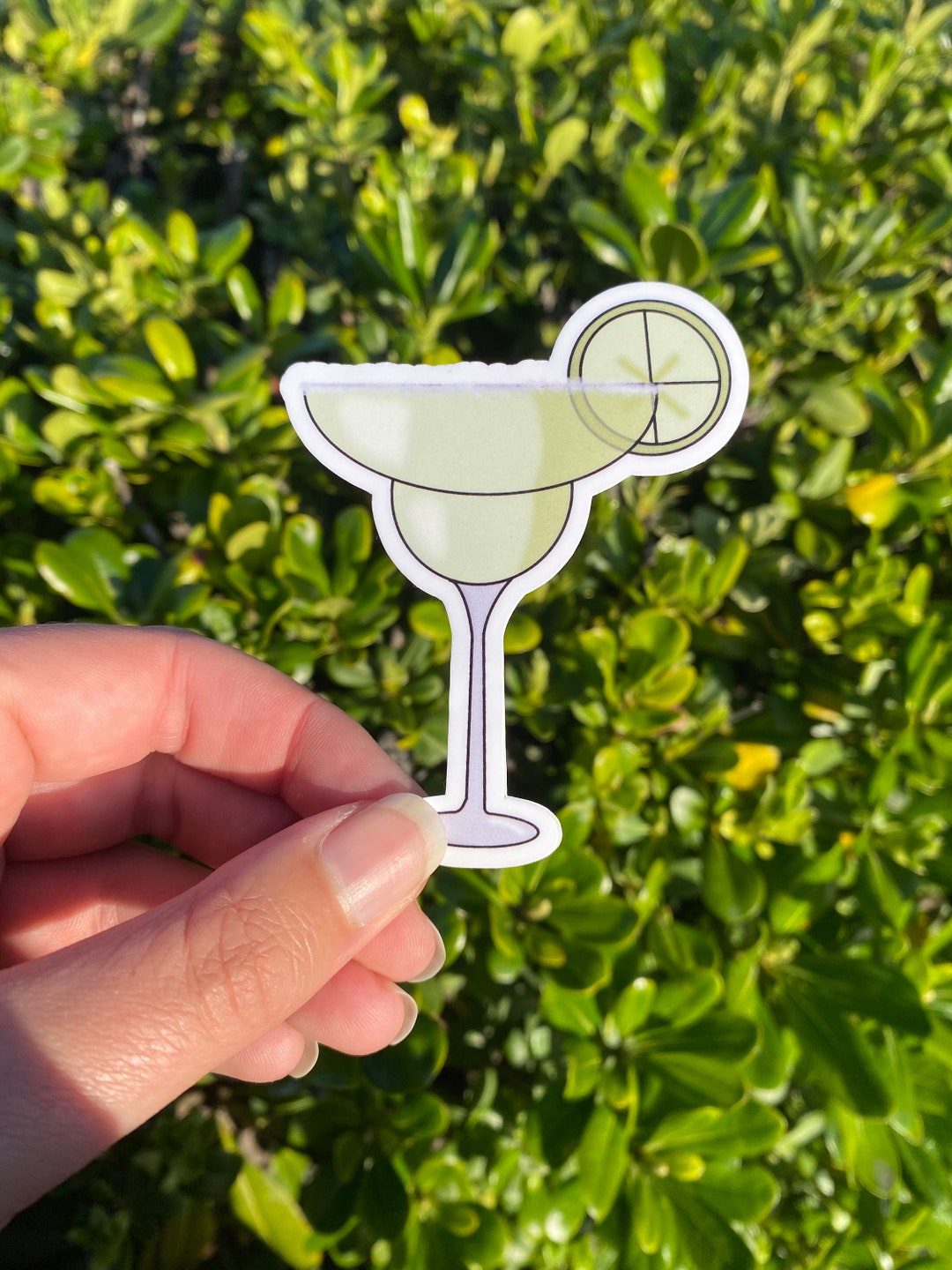 Cocktail Sticker, Margarita Sticker, Drink Sticker, Die Cut Vinyl ...