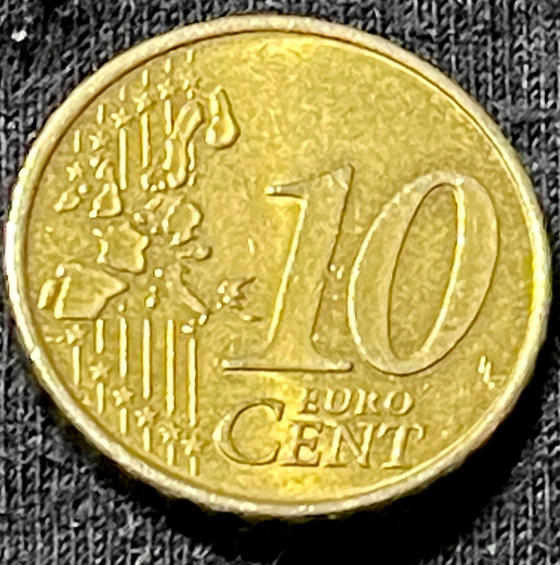 Rare Euro Coin 2002 Germany 10 Cent - Etsy
