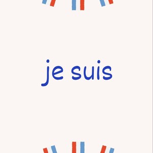 Etre Present Tense Printable French Verb Workbook Flashcards Worksheets ...