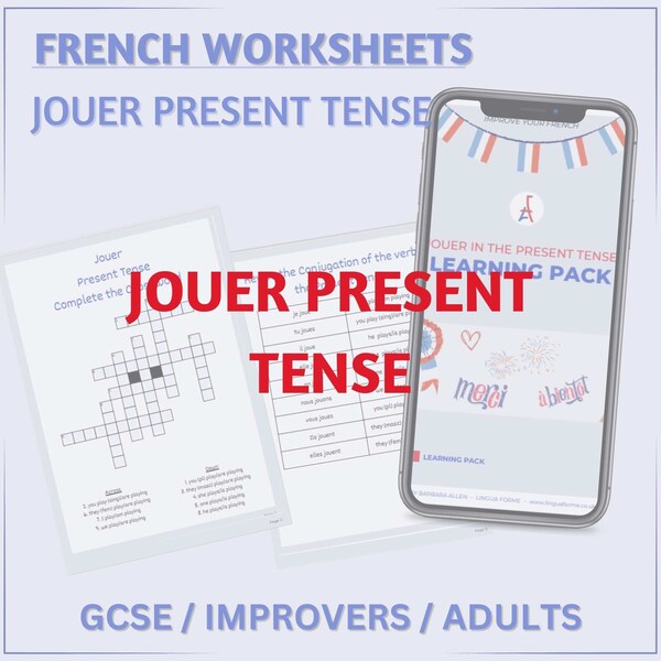 FrenchVerbsandTenses - Etsy UK