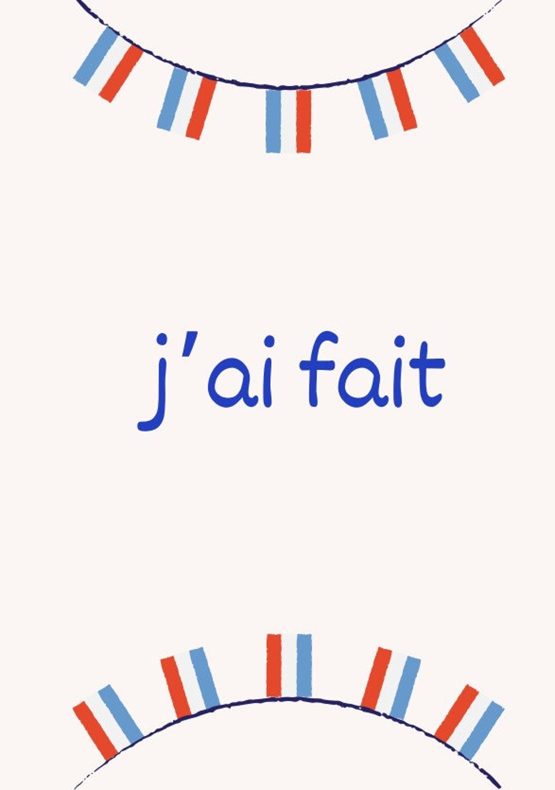 FAIRE PERFECT Tense Printable French Verb Workbook Flashcards - Etsy