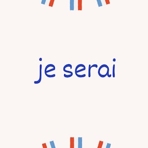 Etre Simple Future Printable French Verb Workbook Flashcards Worksheets ...