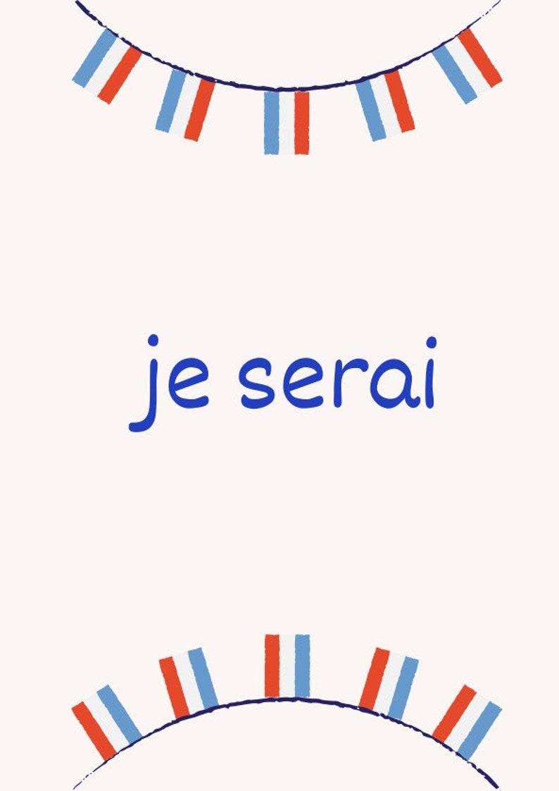 Etre Simple Future Printable French Verb Workbook Flashcards Worksheets ...