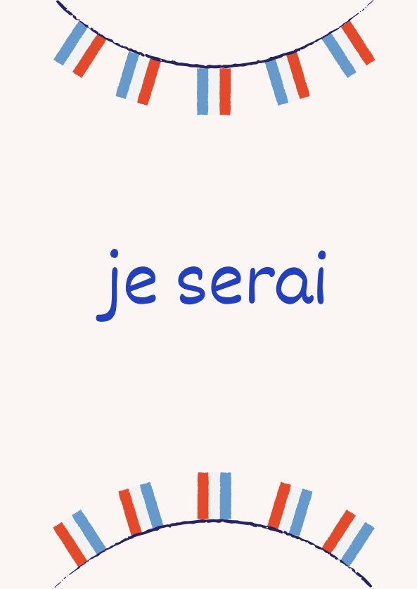 Etre Simple Future Printable French Verb Workbook Flashcards Worksheets ...