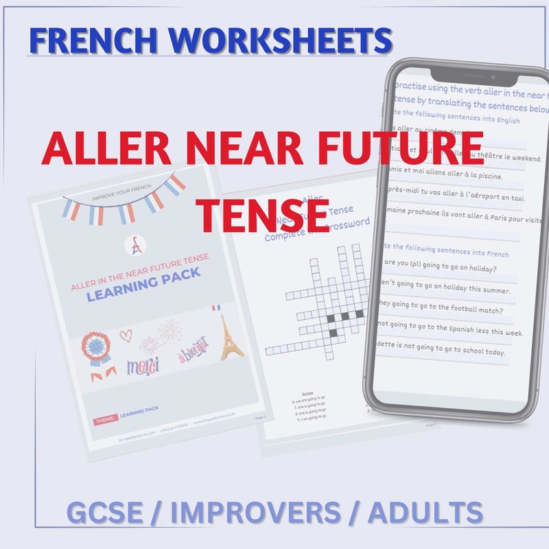 FrenchVerbsandTenses - Etsy UK
