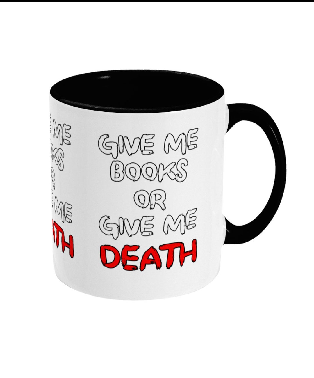 Give Me Books or Give Me Death Mug - Etsy