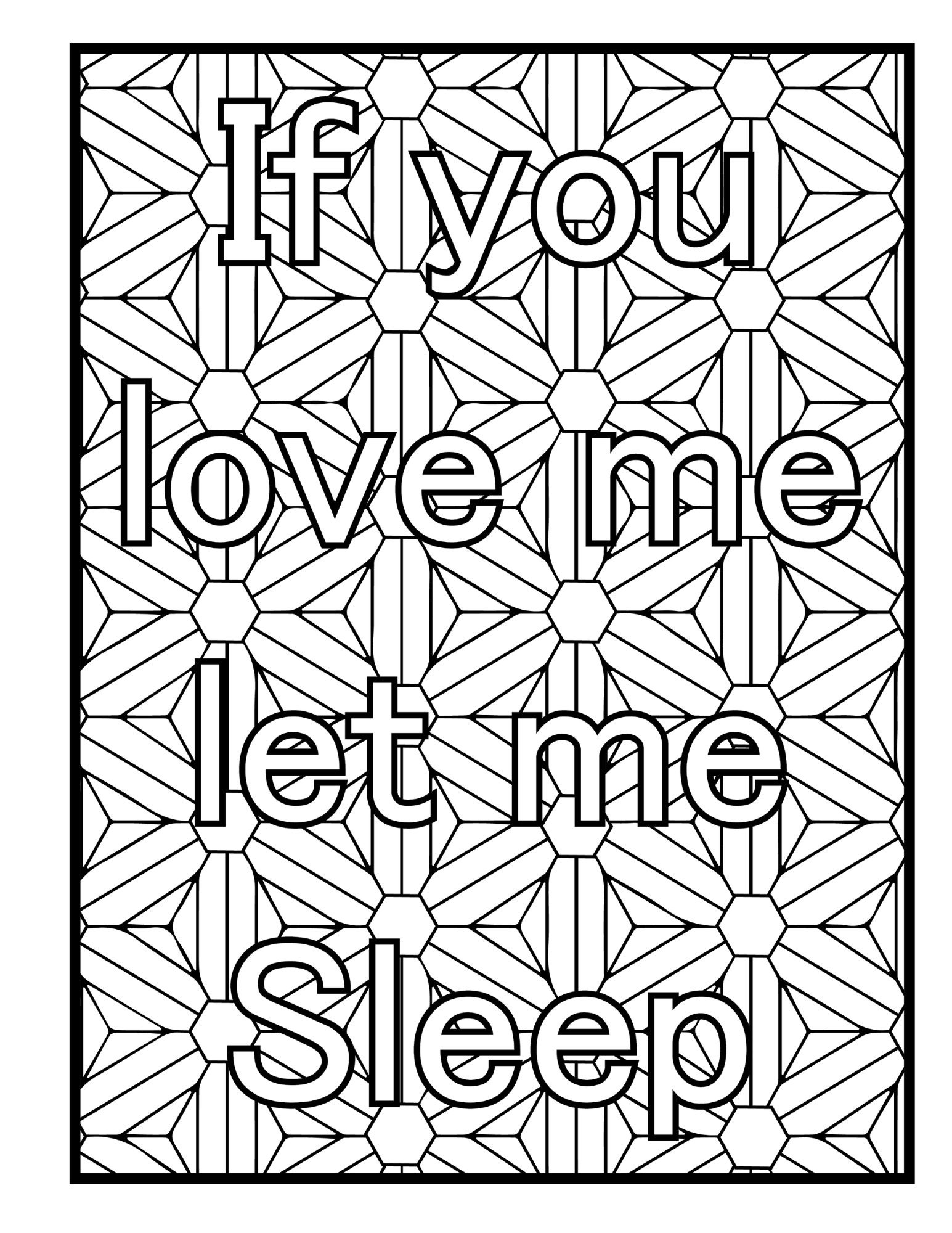 Sarcastic Coloring Pages for Adults, Printable, Funny Quotes Coloring ...