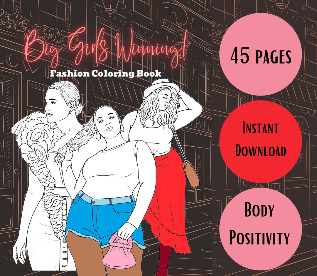 Body Positivity Coloring Book for Women, Teens, Girls - Etsy
