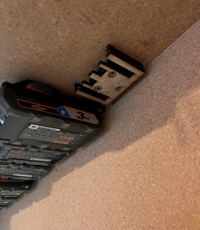 RIDGID Battery Holder File for 5mm Wood (.lbrn/ .svg) - Etsy