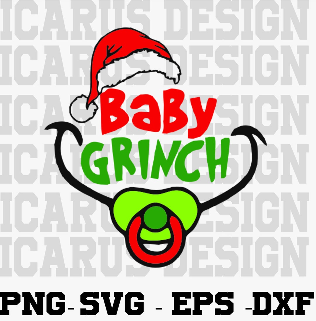 Baby Grinch SVG Baby Grinchmas SVG Digital Download grinch - Etsy