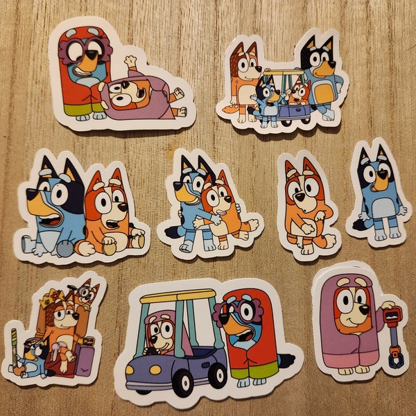Bluey Stickers - Etsy